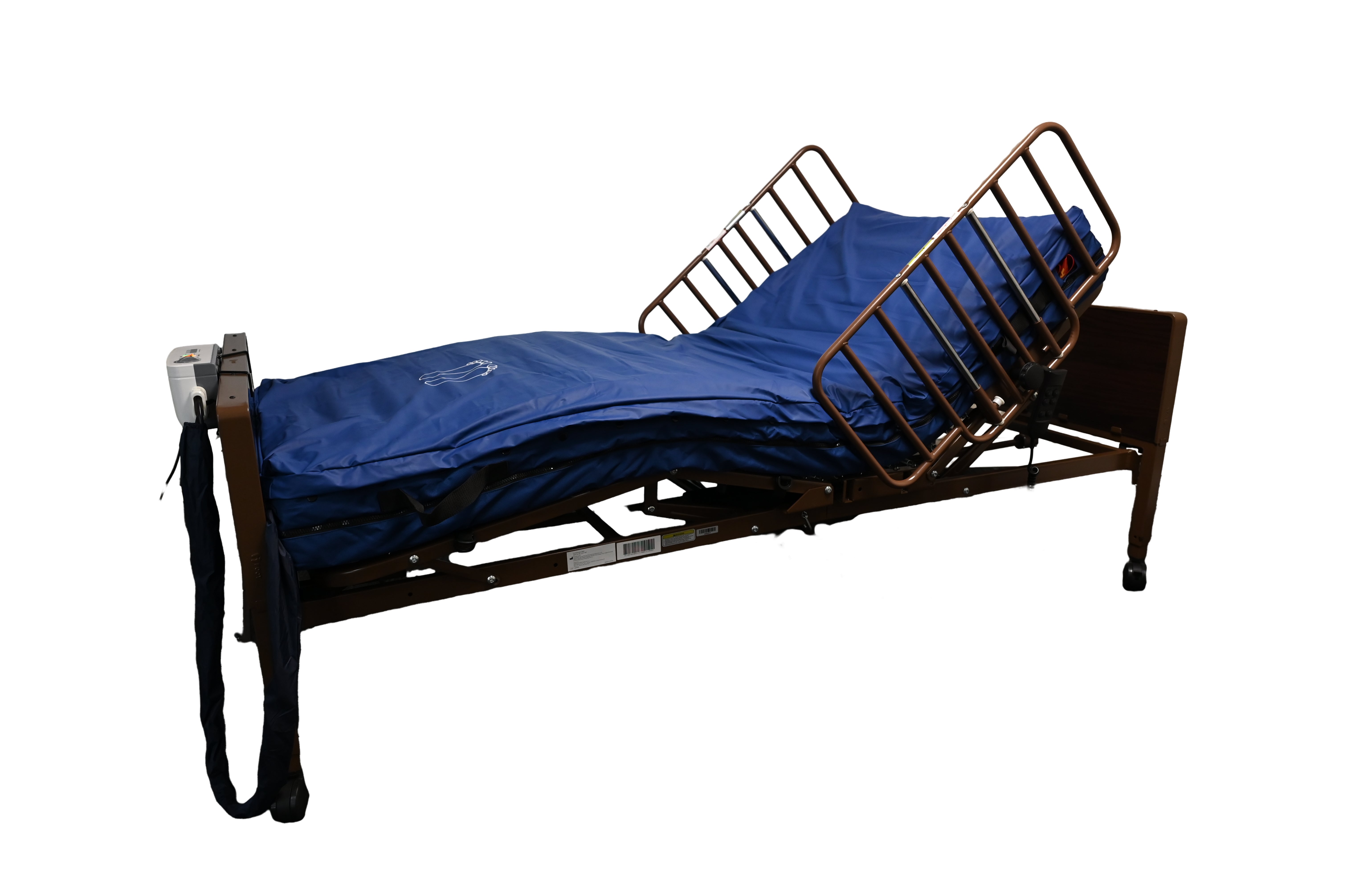Full Electric Hospital Bed for Home Care with Innerspring Mattress | E ...